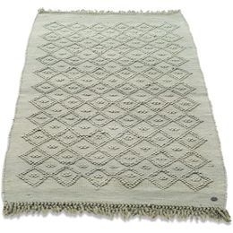 Tom Tailor HOME Badematte &raquo;Vintage Wash, Badvorleger, Badezimmer Teppich&laquo; H&ouml;he 6 mm fu&szlig;bodenheizungsgeeignet Badteppich, Uni Farben, Rauten Muster, 