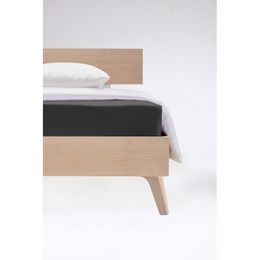 Fleuresse Spannbettlaken &raquo;Flauschjersey&laquo; aus Baumwolle, Bettlaken, Spannbetttuch, Premium Qualit&auml;t grau Jersey, Obermaterial: 100% Baumwolle B/L: 