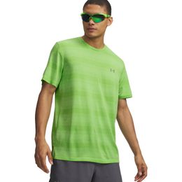 Under Armour Herren Laufshirt &raquo;UA VELOCITI SS&laquo; f&uuml;r Erwachsene, aus Polyester, in den Gr&ouml;&szlig;en S bis XXXL gr&uuml;n XXL