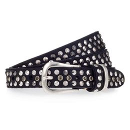 b.belt G&uuml;rtel Damen Gr&ouml;&szlig;e 100 schwarz / silber