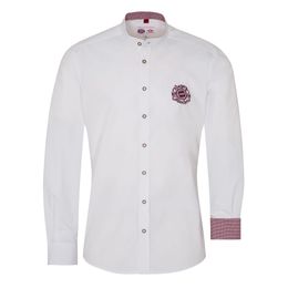 Spieth & Wensky SPIETH & WENSKY Traditional Button Up Shirt male size 49 Cyclamen / White