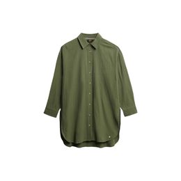 Superdry & Co Bluse Damen Gr&ouml;&szlig;e M dunkelgr&uuml;n