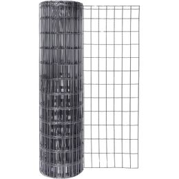 Alberts Schwei&szlig;gitter &raquo;Fix-Clip Pro &laquo; H&ouml;he: 80-150cm, Gesamtl&auml;nge: 10-25 m grau Stahl H/L: 81cm x 25m