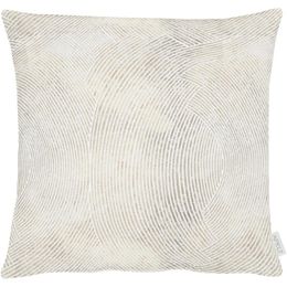 Apelt Dekokissen &raquo;5470&laquo; inclusive Soft-Kissenf&uuml;llung 100% PES beige Baumwolle, Polyester B/L: 48cm x 48cm, 1 Stk.