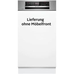 Bosch teilintegrierbarer Geschirrsp&uuml;ler Serie 6 &raquo;SPI6ZMS29E&laquo; 10 Ma&szlig;gedecke Mit 3-fach Rack Matic & 2 Spr&uuml;harme im Oberkorb silber Hygienelevel 