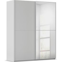 Rauch Schwebet&uuml;renschrank &raquo;Kleiderschrank Schrank Garderobe Schlafzimmerschrank SCALE-DUO&laquo; edle zweigeteilte T&uuml;ren, Spiegel und 3 Zierleisten MADE IN 