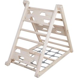 Roba Kletterger&uuml;st &raquo;Montessori Kletterdreieck&laquo; Belastbar bis 50 kg beige Holz B/H: 63,5cm x 97,5cm