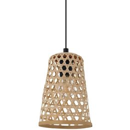 Eglo Pendelleuchte &raquo;CLAVERDON&laquo; E27 H&auml;ngeleuchte, H&auml;ngelampe schwarz 1, &Oslash; 18cm