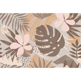 Livingwalls living walls Fototapete &raquo;ARTist Jungle Plants&laquo; Vlies, Wand, Schr&auml;ge bunt Vlies B/L: 4m x 2,7m
