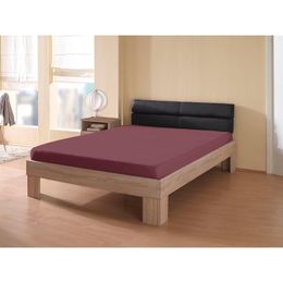 Kum Spannbettlaken &raquo;Frottee-Stretch Spannbetttuch&laquo; bis ca. 30 cm Matratzenh&ouml;he rot Frottee, Obermaterial: 80% Baumwolle, 20% Polyester B/L: 200cm, 1 