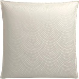 Elegante Bettw&auml;sche &raquo;Air&laquo; 2 Stk. angenehmes Hautgef&uuml;hl beige Mako-Satin, Obermaterial: 100% Baumwolle B/L: 155cm x 220cm, 1 Stk., 1 Stk., Mako-Satin, B/L: 80cm