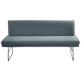 K+w Komfort & Wohnen K+W Komfort & Wohnen Polsterbank 1 Stk. tlg. Spitzkissenoptik, Sitzsteppung, hoher Sitzkomfort, in 2 Gr&ouml;&szlig;en w&auml;hlbar blau B/H/T: 172cm x 87cm x 65cm, 