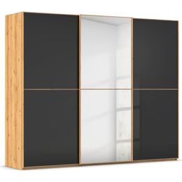 Rauch Schwebet&uuml;renschrank &raquo;Kleiderschrank Schrank Garderobe Schlafzimmerschrank SCALE-DUO&laquo; edle zweigeteilte T&uuml;ren Spiegel/Glas-Mix 3 Zierleisten MADE