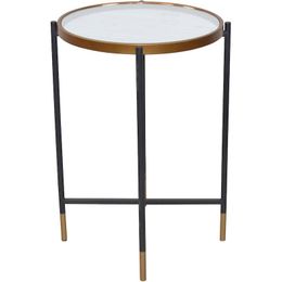 HOFMANN LIVING AND MORE Beistelltisch gold B/H/T: 40cm x 60cm x 40cm