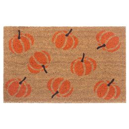 Hanse Home Fu&szlig;matte &raquo;Mix Mats Kokos Pumpkins, T&uuml;rmatte&laquo; rechteckig 15 mm H&ouml;he Kokos, Schmutzfangmatte, Outdoor, Rutschfest, Innen, Kokosmatte, Flur 
