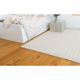 Padiro Teppich &raquo;Hailey 125&laquo; rechteckig 30 mm H&ouml;he Softtouch beige Polyester B : 200cm 1 Stk., 30mm, L: 290cm