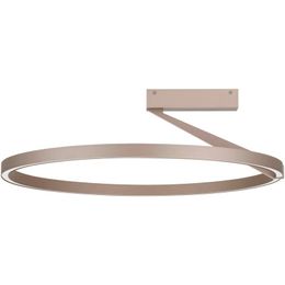 NOVA LUCE Deckenleuchte &raquo;TILIA&laquo; LED-Modul 1 Stk. warmwei&szlig; - kaltwei&szlig; beige 1, &Oslash; 60cm H: 20cm, 1 Stk.