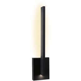 Paulmann LED Au&szlig;en-Wandleuchte &raquo;Outdoor 230V Levka 13,5W IP44 3000K anthrazit&laquo; Warmwei&szlig; Outdoor 230V Levka 13,5W IP44 3000K anthrazit grau 1, H: 48,5cm