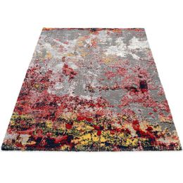 OCI DIE TEPPICHMARKE Teppich &raquo;HIGH & LOW ONE&laquo; rechteckig 20 mm H&ouml;he Hochflor, Langflor, 3D Hochtief-Optik, Wohnzimmer bunt Polypropylen B : 80cm 1 Stk