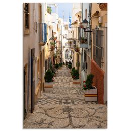 Artland Wandbild &raquo;Spanische Treppe&laquo; Spanien 1 Stk. tlg. als Alubild, Leinwandbild, Poster, Wandaufkleber in verschied. Gr&ouml;&szlig;en Leinwand B/H/T: 20cm x 30cm, 