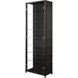 Fif M&ouml;bel fif m&ouml;bel Vitrine &raquo;Optima&laquo; Standvitrine, 2 Glast&uuml;ren, 7 B&ouml;den, vielseitig, perfekt f&uuml;r Sammler schwarz Holzwerkstoff, Kunststoff, Sicherheitsglas ESG 