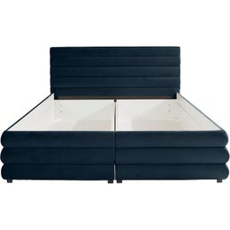 LeGer Home by Lena Gercke Polsterbett &raquo;Maylis&laquo; wahlweise mit und ohne Matratze und Lattenrost, auch in 200cm Breite blau 100% Polyester Liegefl&auml;che 