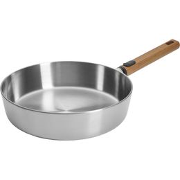 Woll Schmorpfanne &raquo;Logic Steel&laquo; Edelstahl 18/10 1 Stk. tlg. 5-Schicht-Aufbau silber &Oslash; 28cm + H&ouml;he 7cm