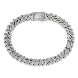 Bruno Banani Armband &raquo;Schmuck Geschenk mit Glitzersteinen&laquo; mit Zirkonia (synth.) silber 19cm, Messing