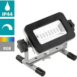 Eglo LED Au&szlig;en-Stehlampe &raquo;PIERA LED Au&szlig;enleuchte, Kunststoff und Alu, IP44, Au&szlig;enlampe, Lampe&laquo; LED-Board Warmwei&szlig; Strahler, L14 x B11,5 x H10,5, 