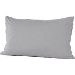 Primera Kissenbezug &raquo; Mako-Feinjersey Kissenbezug im Doppelpack&laquo; In vielen Uni-T&ouml;nen grau Feinjersey, Obermaterial: 100% Baumwolle B/L: 40cm x 60cm, 2 Stk., 
