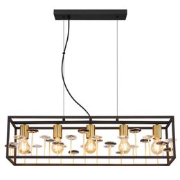 Globo LIGHTING H&auml;ngeleuchte &raquo;LISBON&laquo; E27 1 Stk. H&auml;ngelampe/Pendelleuchte/Esszimmer/Wohnzimmer/Esstisch 1 Stk.