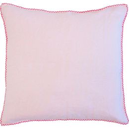 Fleuresse Kissenbezug &raquo;Provence&laquo; Leinen, Premium Qualit&auml;t, k&uuml;hlende Stoff rosa Leinen, Obermaterial: 50% Baumwolle, 50% Leinen B/L: 40cm x 40cm, 2 Stk