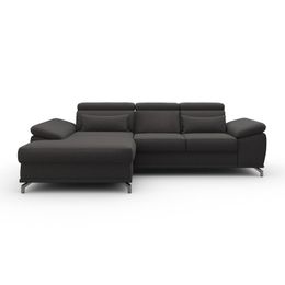 Sit & More sit&more Ecksofa &raquo;Cabrio L-Form, B: 295 cm, mit Sitztiefen-, Arm- & Kopfteilverstellung&laquo; 2 Nierenkissen, Federkern, optional Schlaffunktion und 