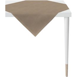 Apelt Mitteldecke &raquo;Apart, LOFT STYLE&laquo; UNI-BASIC braun Polyester B/L: 85cm x 85cm, 1 Stk., quadratisch