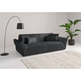 Sit & More sit&more Big-Sofa &raquo;Dali&laquo; grau 100% Polyester B/H/T: 300cm x 91cm x 116cm, Chenille, ohne Kissen