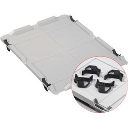 Sch&auml;fer Shop Sch&auml;fer Shop Pure Auflagedeckel Serie Economy f&uuml;r Euroboxen 400 x 300 mm, Kunststoff, grau