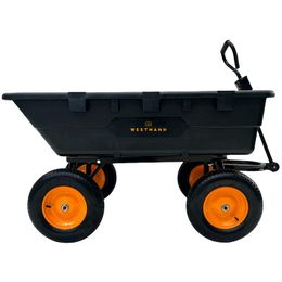WESTMANN Bollerwagen &raquo;Prakta L&laquo; BxTxH: 108x145x83 cm, mit Kippfunktion schwarz Einheitsgr&ouml;&szlig;e Bollerwagen