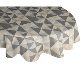 Adam Tischdecke &raquo;Bio Bel&laquo; aus 100% Bio-Baumwolle schwarz Bio-Baumwolle B/L: 145cm x 220cm, 1 Stk., oval