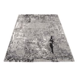 OCI DIE TEPPICHMARKE Teppich &raquo;JUWEL LIRAY, auch als L&auml;ufer und in Rund&laquo; rechteckig 20 mm H&ouml;he Kurzflor, Wohnzimmer, Marmor Optik, Hoch Tief Effekt, 