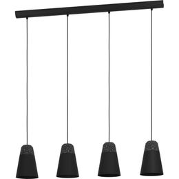 Eglo H&auml;ngeleuchte &raquo;CANTERRAS&laquo; E27 1 Stk. H&auml;ngeleuchte in schwarz aus Stahl - exkl. E27 - 40W schwarz H: 110cm, 1 Stk.