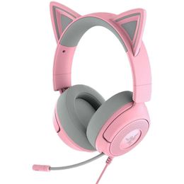 Razer Gaming-Headset &raquo;Kraken Kitty V3 X&laquo; Stummschaltung Ultra leicht, nur 270 g &ndash; Federleichter Komfort f&uuml;r ein m&uuml;heloses Tragegef&uuml;hl