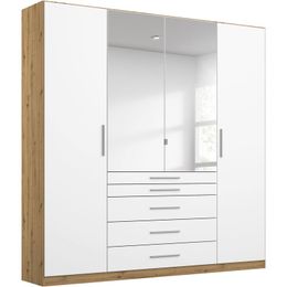 Rauch Kleiderschrank &raquo;Schrank Dreht&uuml;renschrank Ankleide Garderobe Schlafzimmer WEINGARTEN&laquo; Breiten: 181/225/270 cm, H&ouml;he 210 cm, mit Spiegel, oberste 
