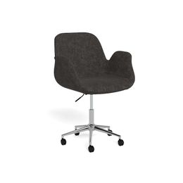 ACTONA GROUP Schreibtischstuhl &raquo;Beth, Stuhl, Polsterstuhl&laquo; () Stuhl,dunkelgrau,Drehfunktion grau Stoff B/H/T: 58cm x 88cm x 57,5cm
