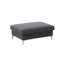 FLEXLUX Pouf &raquo;Fiore&laquo; Kaltschaum, F&uuml;&szlig;e Alu grau Aluminium B/H/T: 97cm x 34cm x 66cm, Velvet