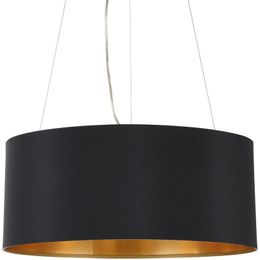 Eglo H&auml;ngeleuchte &raquo;MASERLO&laquo; E27 Pendelleuchte, Pendellampe, Wohnzimmer, Esszimmer, gem&uuml;tlich, 110x53cm schwarz 3, &Oslash; 53cm