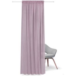 Feel of Nature Gardine &raquo;Freja&laquo; Kr&auml;uselband 1 Stk. tlg. HxB: 245x140 rosa Baumwolle 245cm, Kr&auml;uselband, 140cm