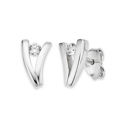 Bruno Banani Damen Paar Ohrstecker &raquo;Schmuck Geschenk Silber 925 Ohrschmuck Ohrringe Glitzerstein&laquo; mit Zirkonia (synth.) bunt Silber 925 (