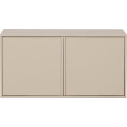 Woood Schrankaufsatz &raquo;Daily Aufsatz f&uuml;r den passenden Mehrzweckschrank&laquo; Push-to-Open-Funktion, H&ouml;he 50 cm, Breite 50 oder 100 cm beige Holzwerkstoff B