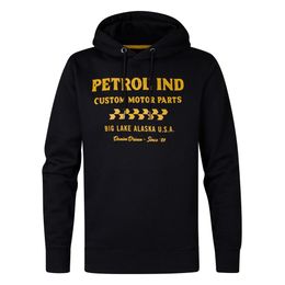 PETROL INDUSTRIES Sweatshirt 'Kowak' Herren Gr&ouml;&szlig;e XS dunkelgelb / schwarz