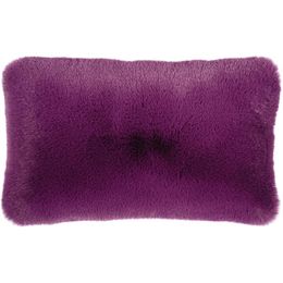 Pad Dekokissen &raquo;Evita&laquo; Kunstfell lila Polyester B/L: 35cm x 60cm, 1 Stk.
